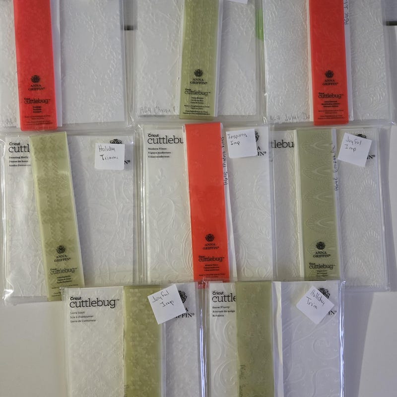 Snow Embossing Folders - Etsy