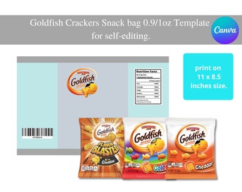 Goldfish Chip Bag - Etsy