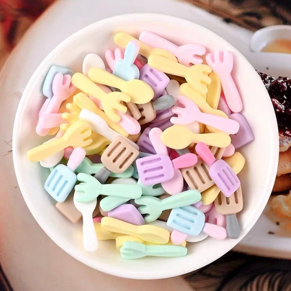 Kawaii Forks and Spoons - Etsy