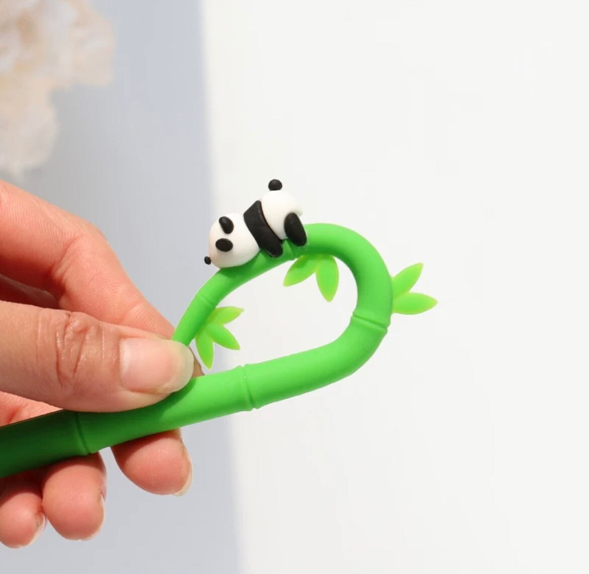 1 Pcs Cartoon Panda Cute Kawaii Stationery Black Ink 0.5mm Gel Pen ...