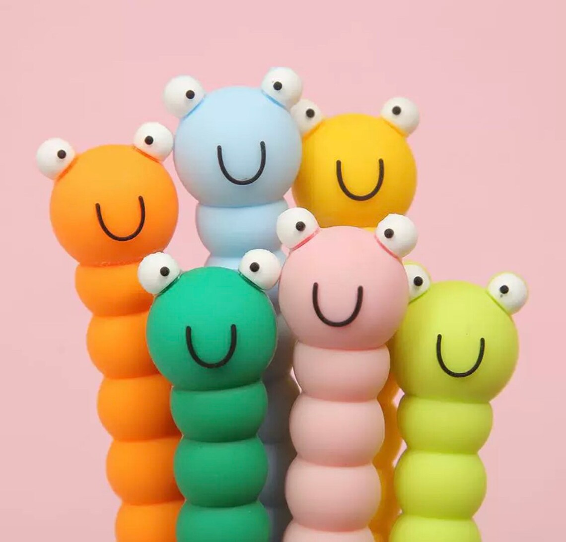 1 Pcs Creative Kawaii Cute Pens Worm Insect Funny Back to - Etsy