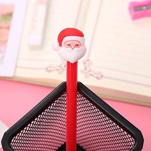 Kawaii Christmas Gel Pen: Elk, Santa, Tree - School Stationery Gift - Etsy