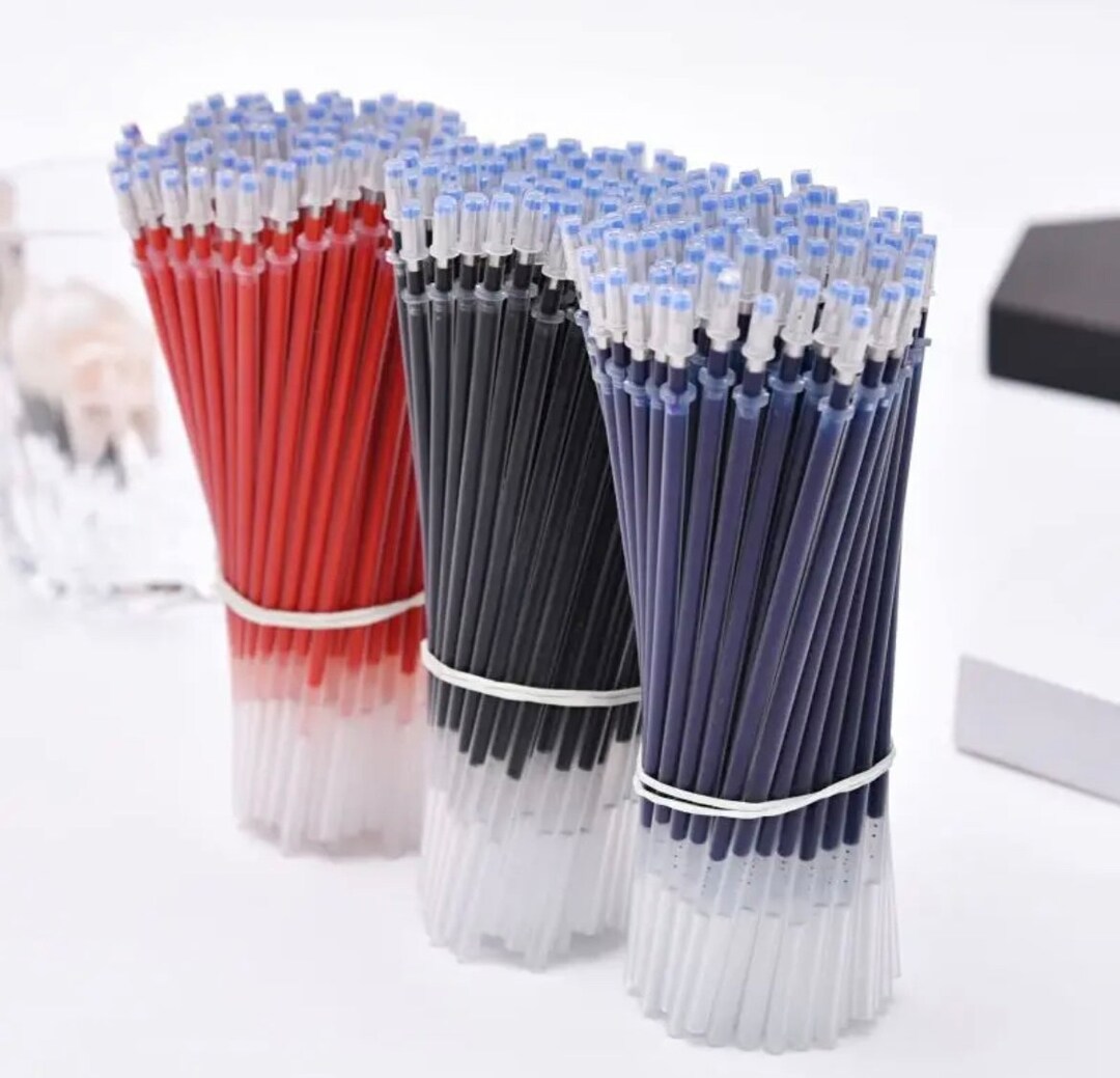 1 Pack (10 Pcs) Gel Pen Refill for Office Signature Pen Refill Full ...