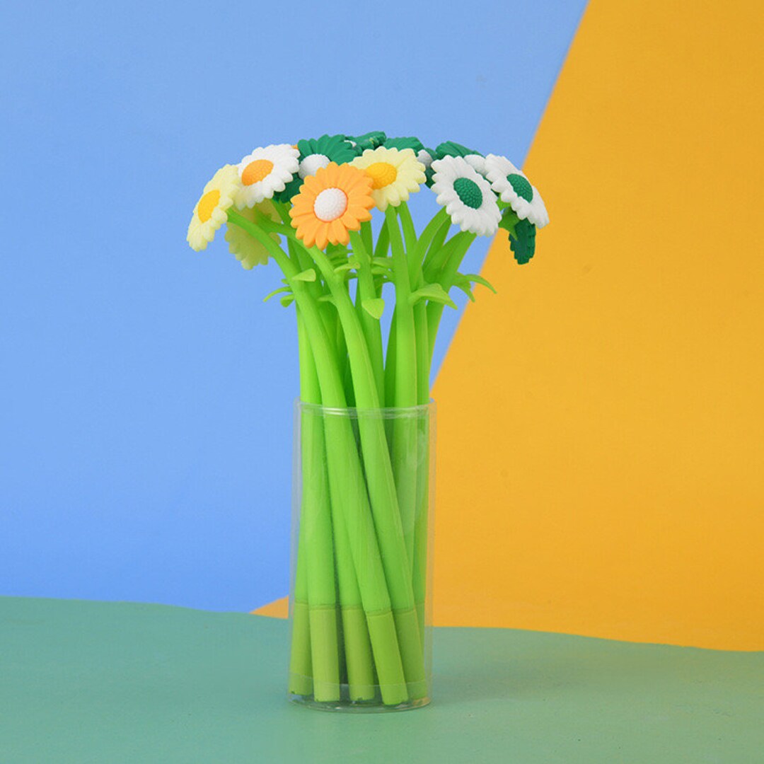 1 Pcs Daisy Magic (random) Silicone Gel Pen Rollerball School Office ...