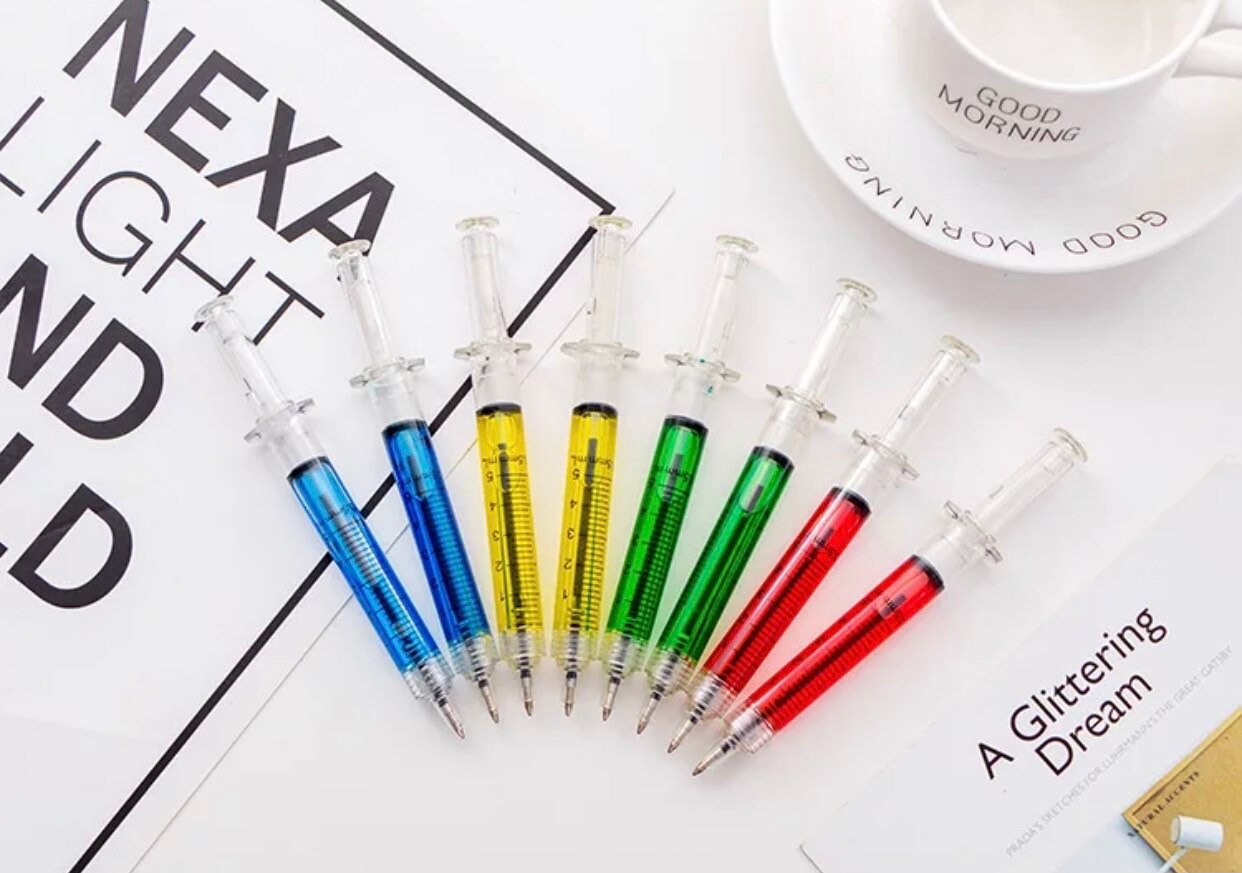 1pcs Novelty Creative Injection Ballpen Immitation Doctor Nurse Neele ...
