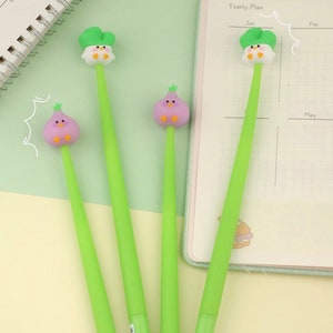 1 Pcs Stationery Pen Simulation Shape Vegetable Green Onion Purple ...