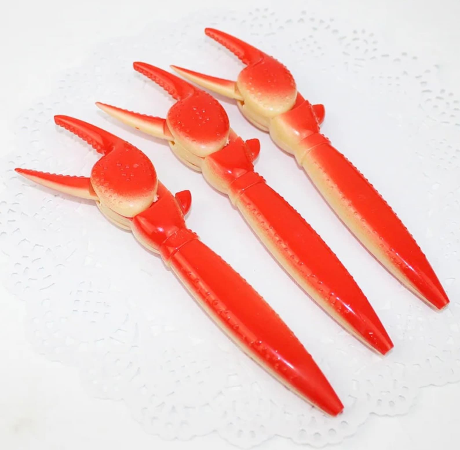 1 Pcs Cute Lobster Paw Ballpoint Pen Personality Crab Clip Pliers Pen ...