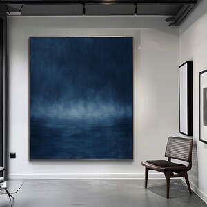 Pure Blue Minimalist Art Texture Art Minimalist Art Pure Blue Wall ...