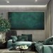 Modern Living Room Abstract Art Green Abstract Decorative Art Pure ...