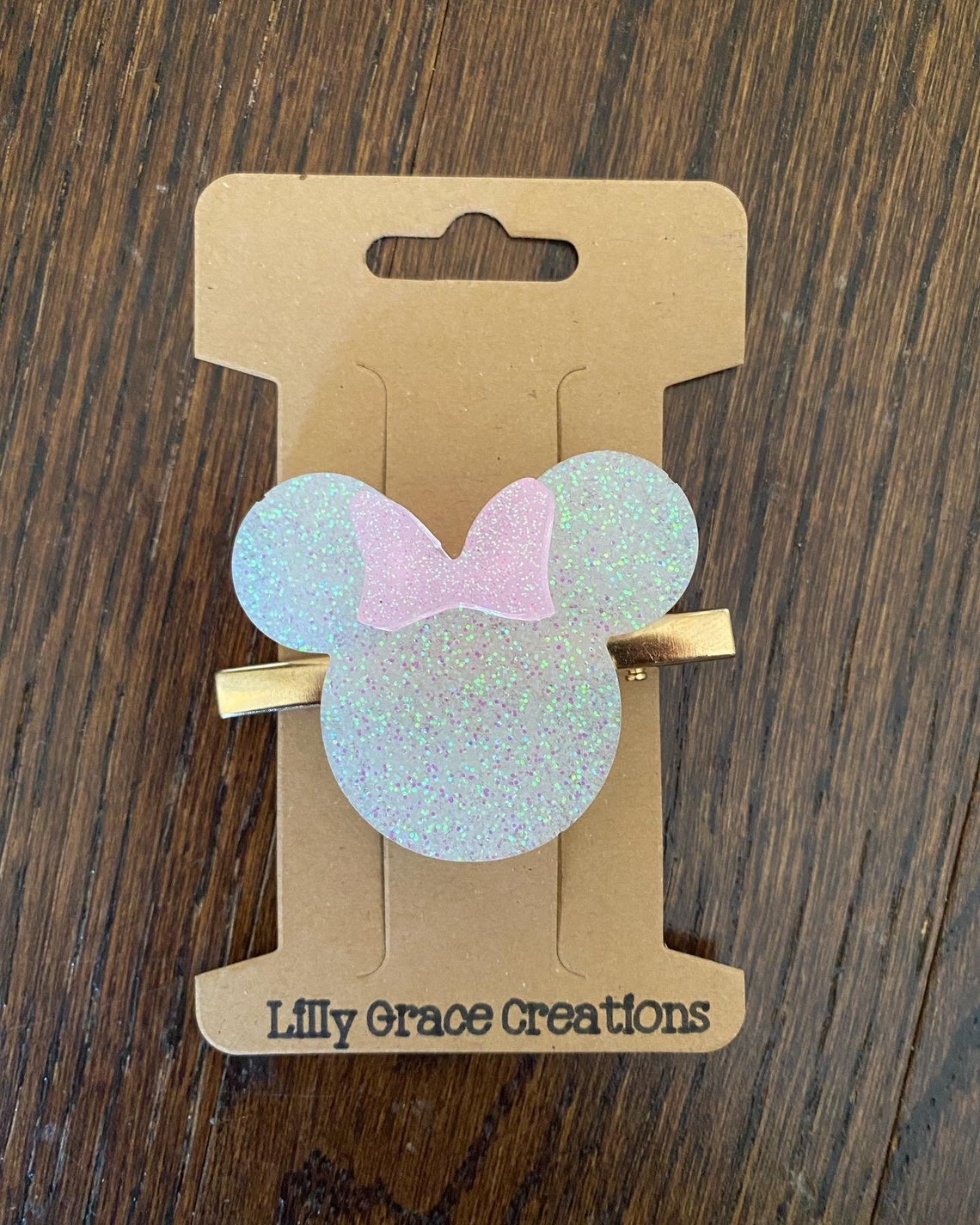 Minnie Mouse Hair Clip - Etsy