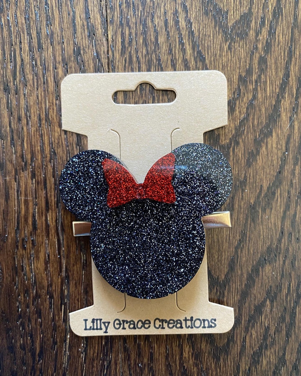 Minnie Mouse Hair Clip - Etsy