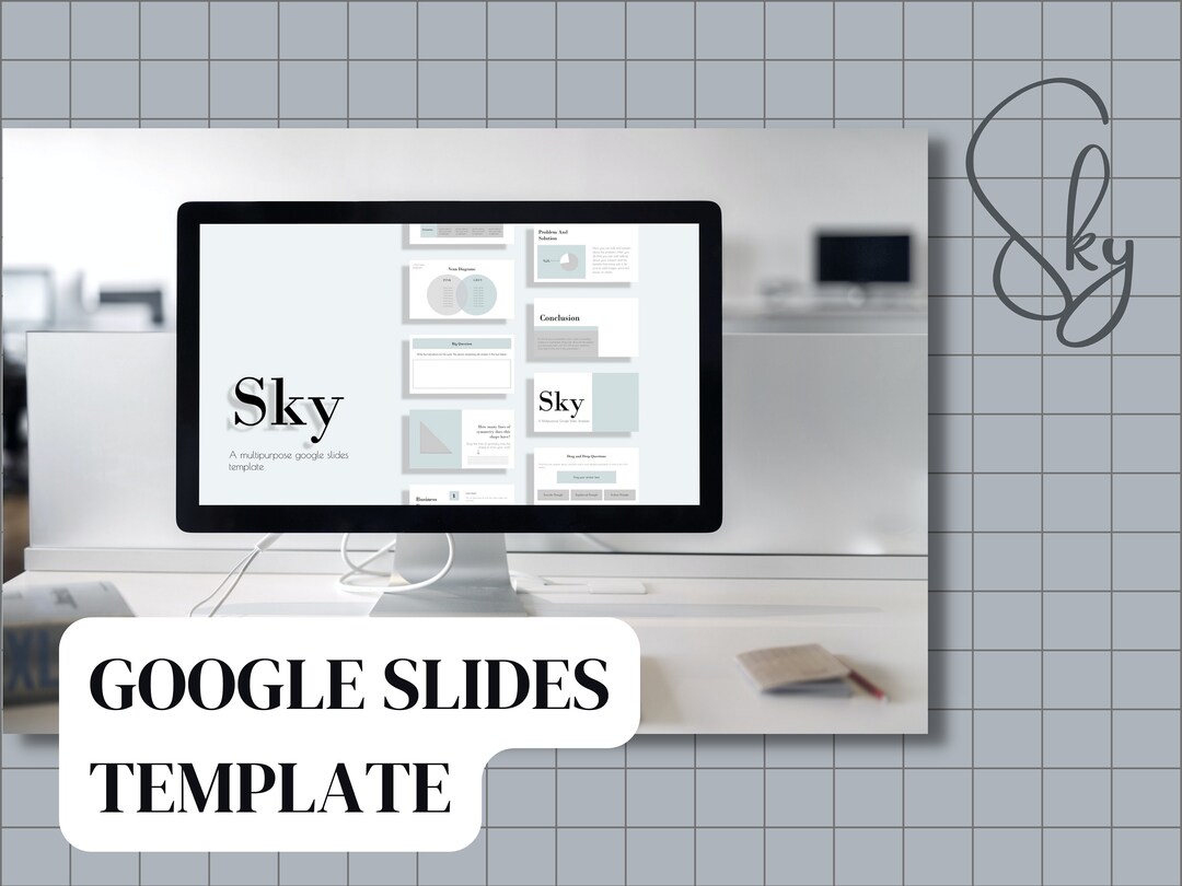 Sky Multipurpose Google Slides Template - Etsy