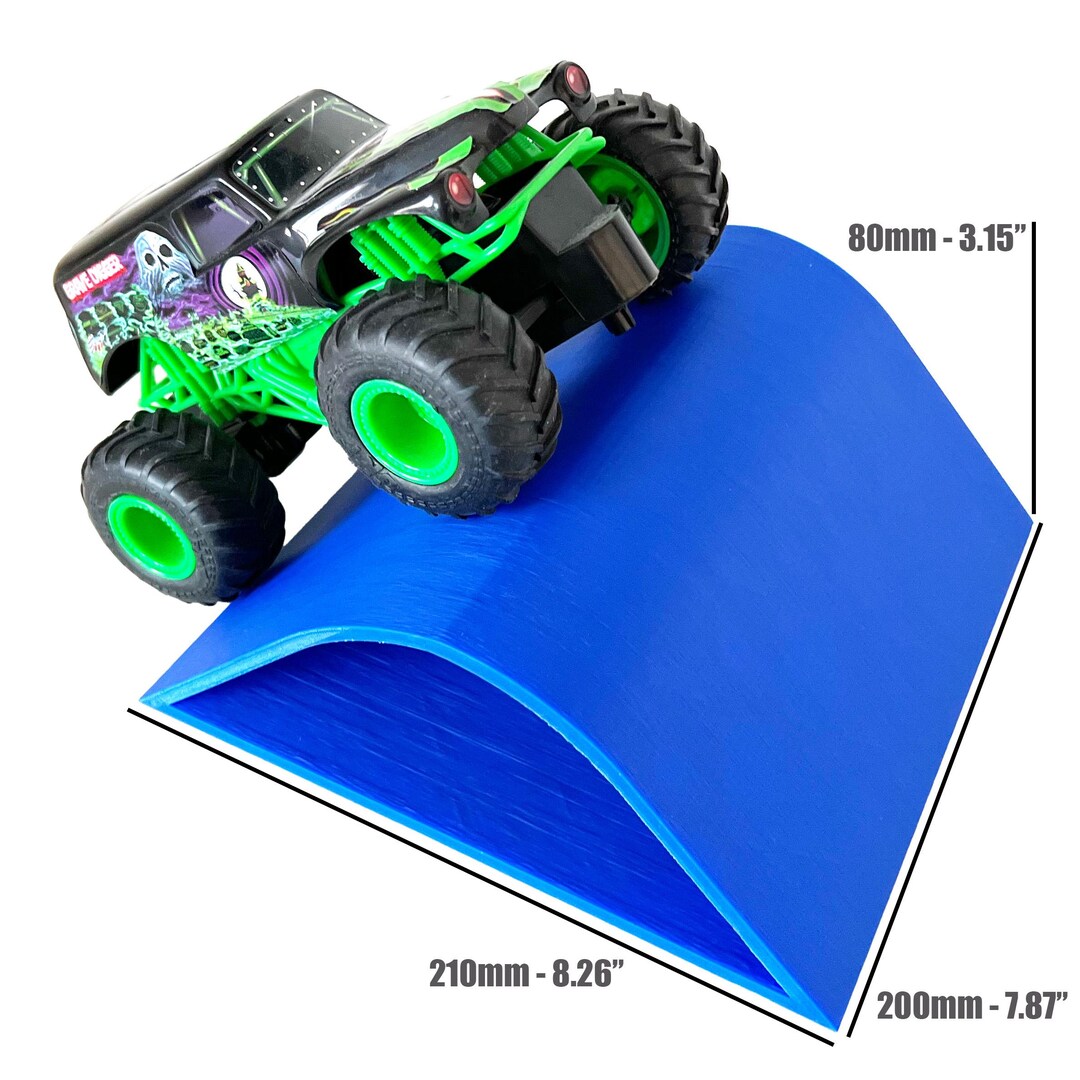 1/24th Monster Truck Jump / Roll Over Ramp C - 200mm Wide - Works as ...