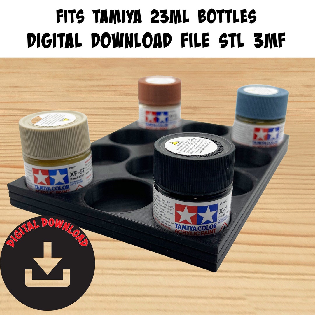 Tamiya 23ml Paint Bottle Holder Holds 12 Tamiya 23ml Bottles - Etsy