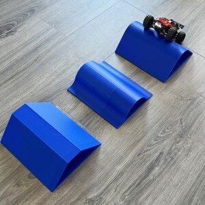 1/24th Monster Truck Ramp Set Includes 3 Jump/roll Over Ramps - 200mm ...