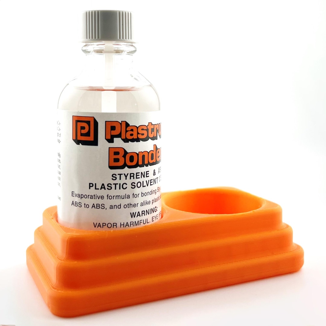 Plastruct Bondene Anti-tip Bottle Holder for 2 Oz Bottle With Anti-slip ...