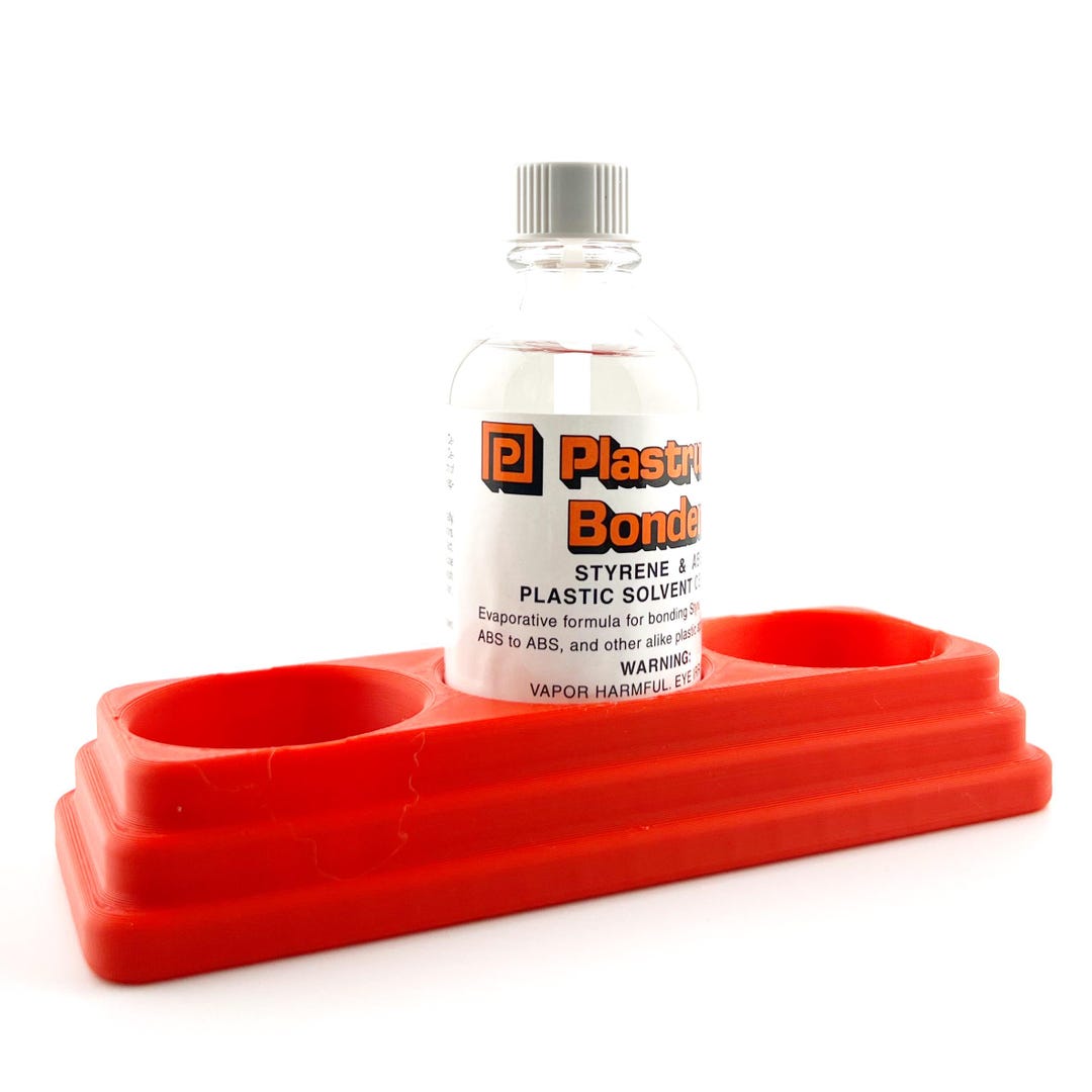 Plastruct Bondene Anti-tip Bottle Holder for 2 Oz Bottle With Anti-slip ...