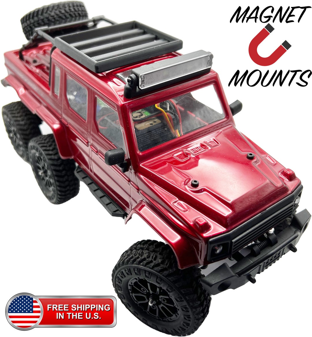 Panda Hobby 1/24 Tetra24 X3 6x6 Roof Rack - Clean Style - Mounts With ...