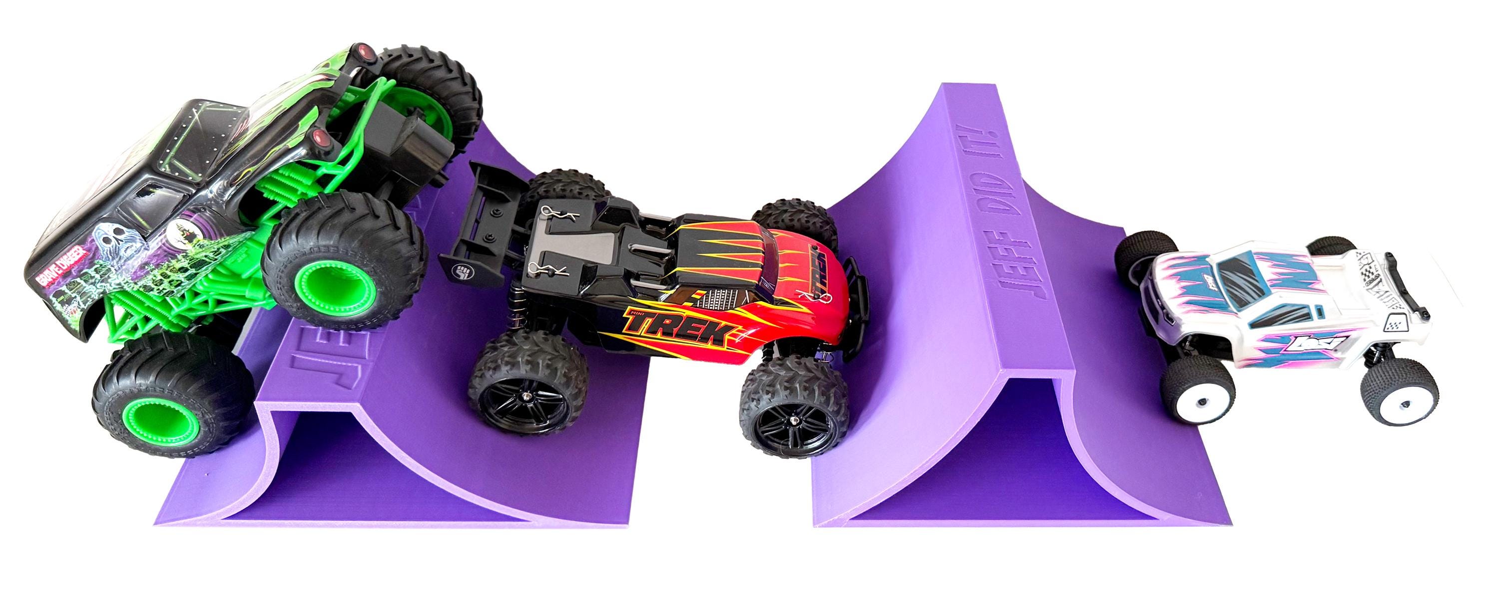 1/24th Monster Truck Stunt Ramp Set Includes 2 Stunt/jump Ramps - Works ...