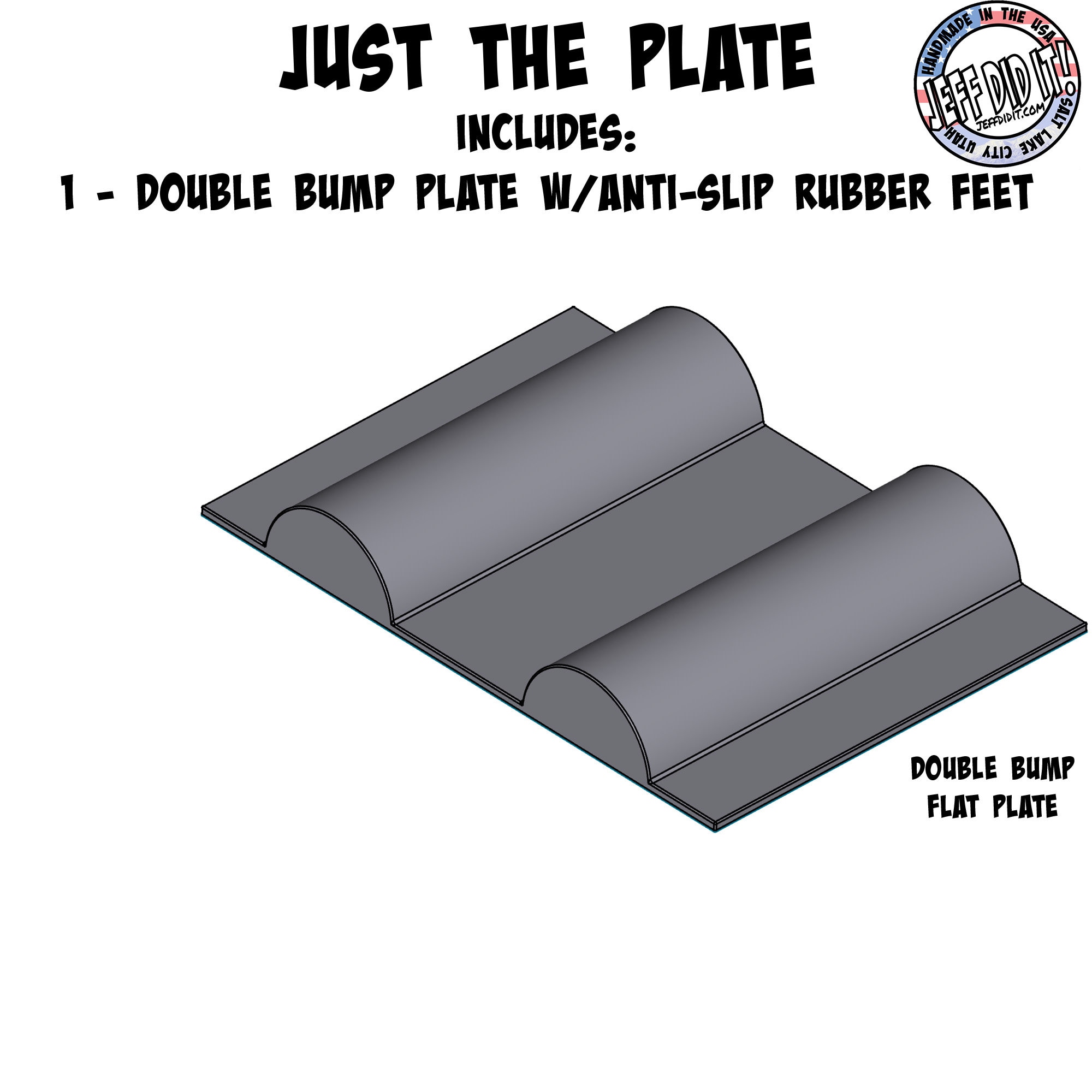 1/16- 1/18th up / Down Plate - Flat / Bridge Plate - Double Bump ...