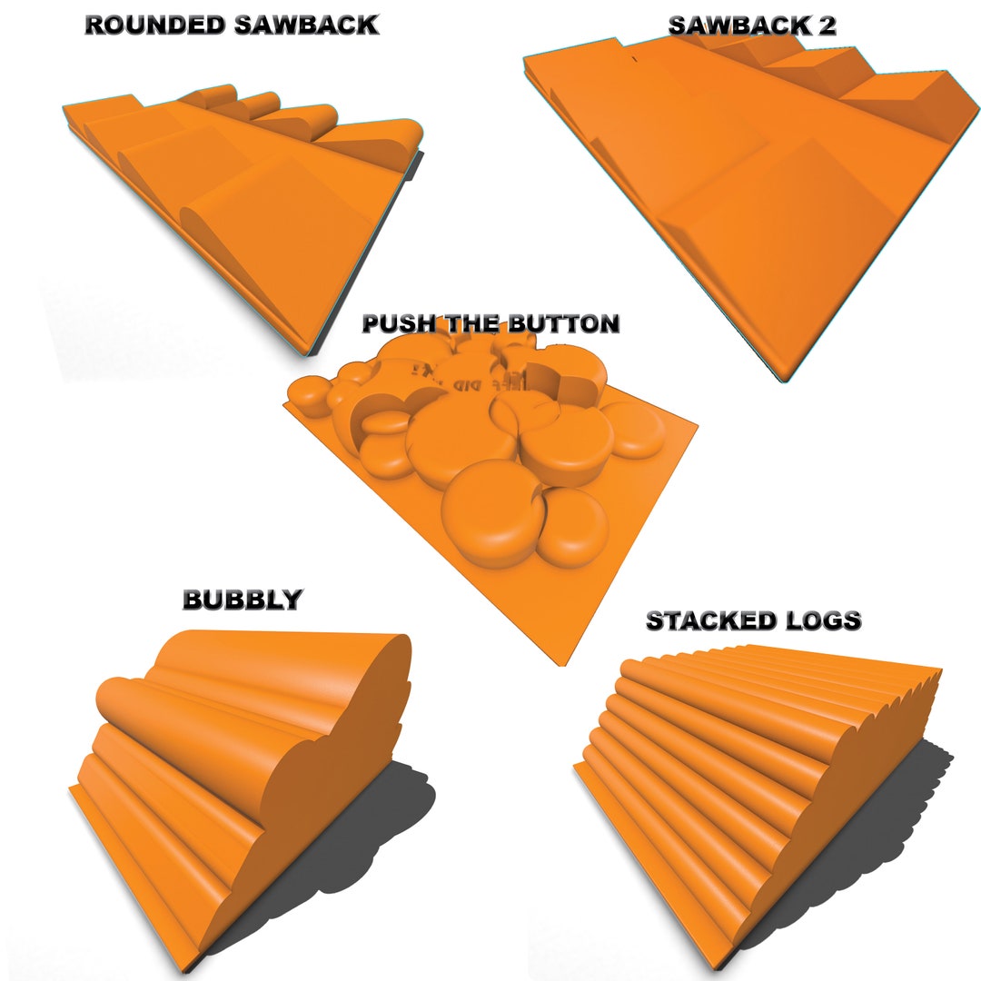 1/16-1/18th Set12 Flat Flat / Bridge Plate Set - 5 Bridge Plates ...