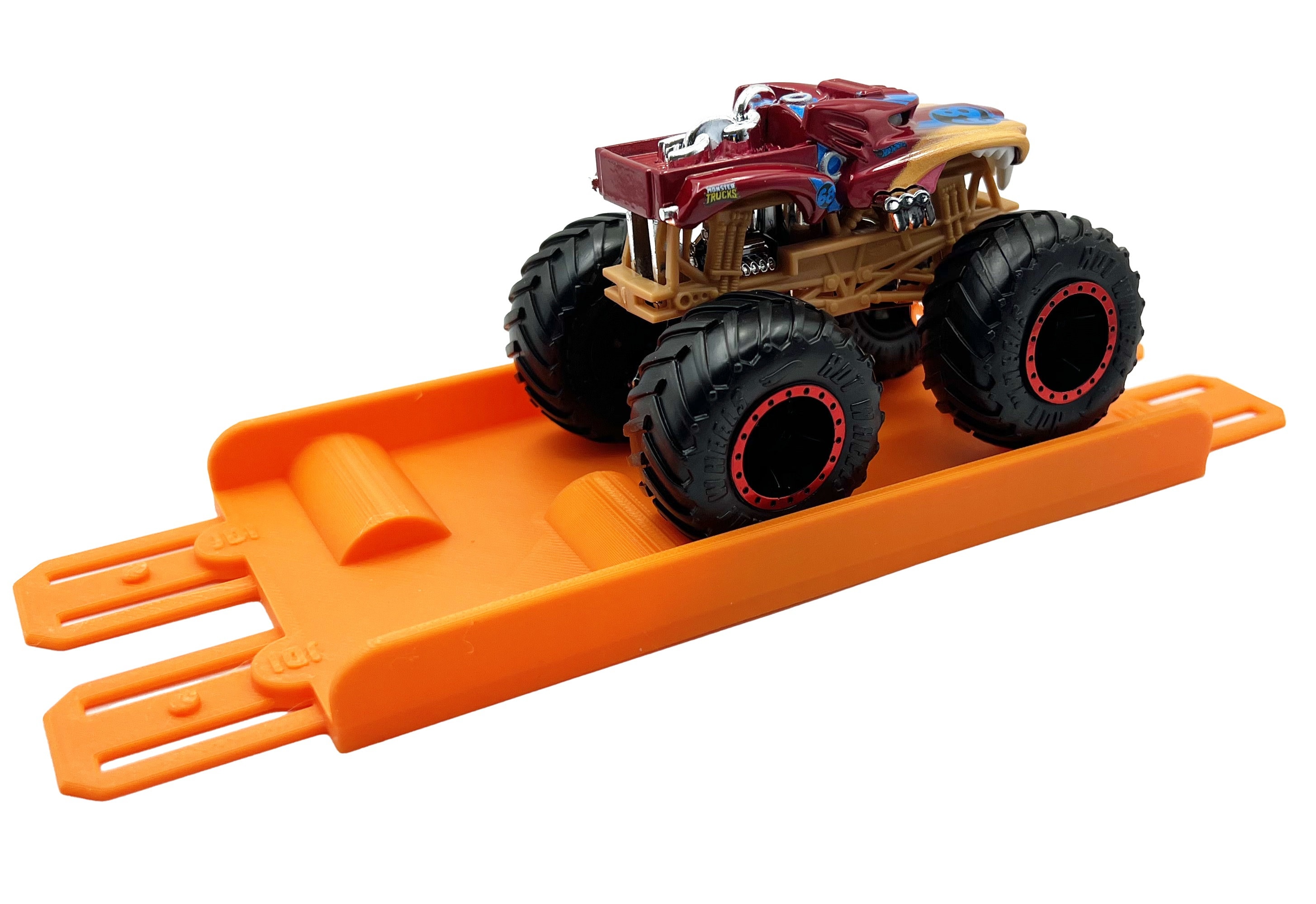 Jeff Did It Hot Wheels Monster Truck 2 Lane Stagger Bumps 3D Printed ...