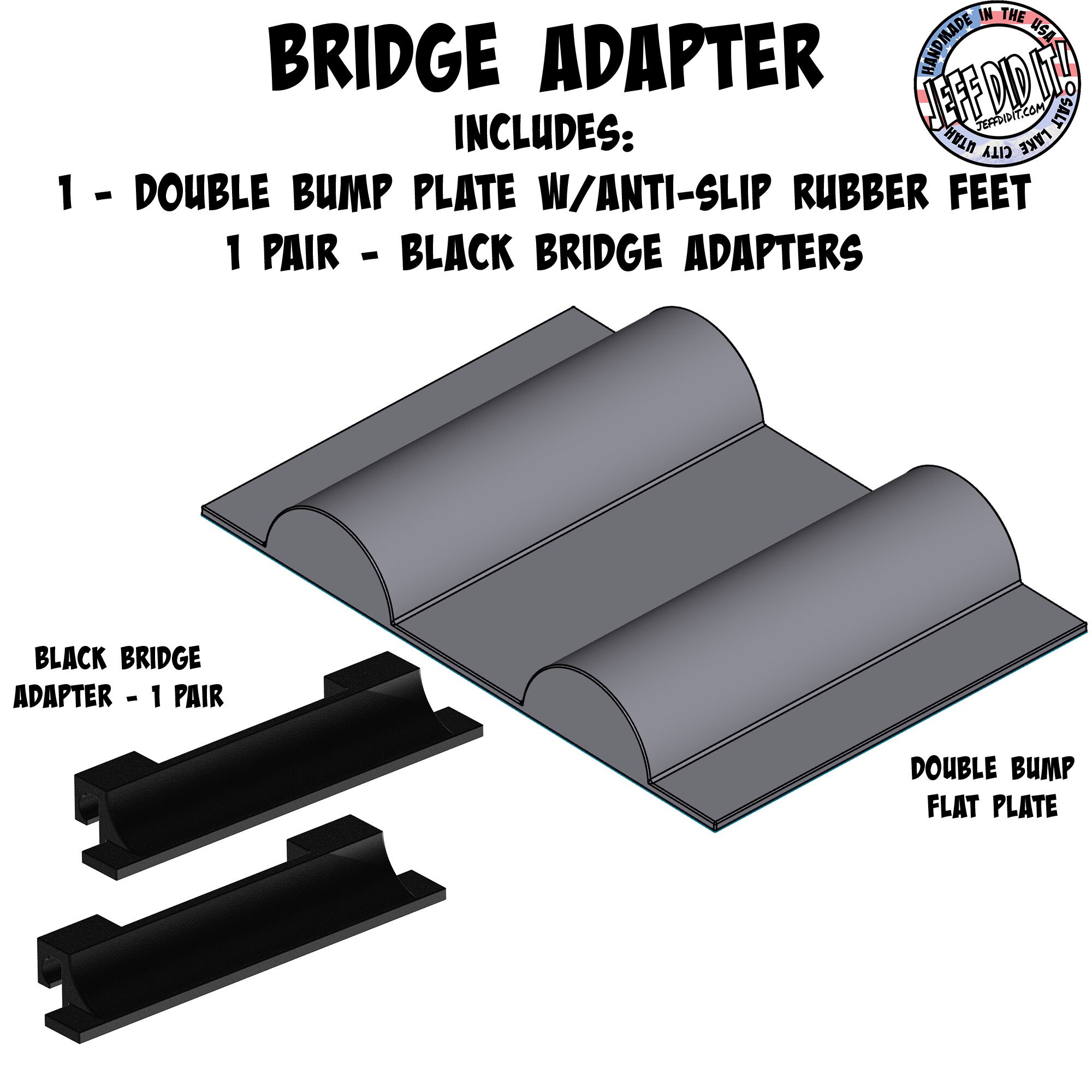 1/16 1/18th up / Down Plate Flat / Bridge Plate Double - Etsy