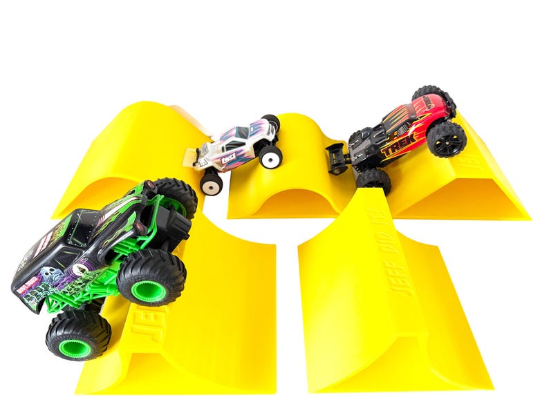1/24th Monster Truck Ramp Set 1 Includes 5 Stunt/jump Ramps - 200mm ...