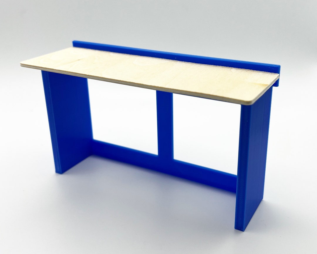1/14 Scale 6 Foot Work Bench With Real Wood Top Surface Perfect Edition ...