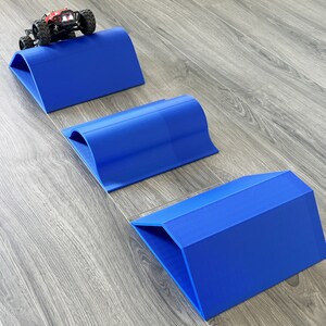 1/24th Monster Truck Ramp Set Includes 3 Jump/roll Over Ramps - 200mm ...