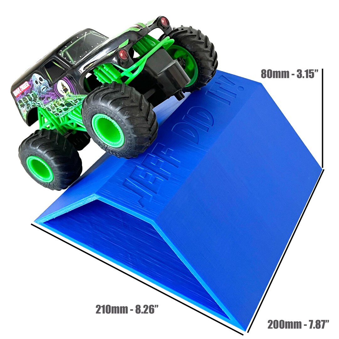 1/24th Monster Truck Jump / Roll Over Ramp F - Works as Display Stand ...