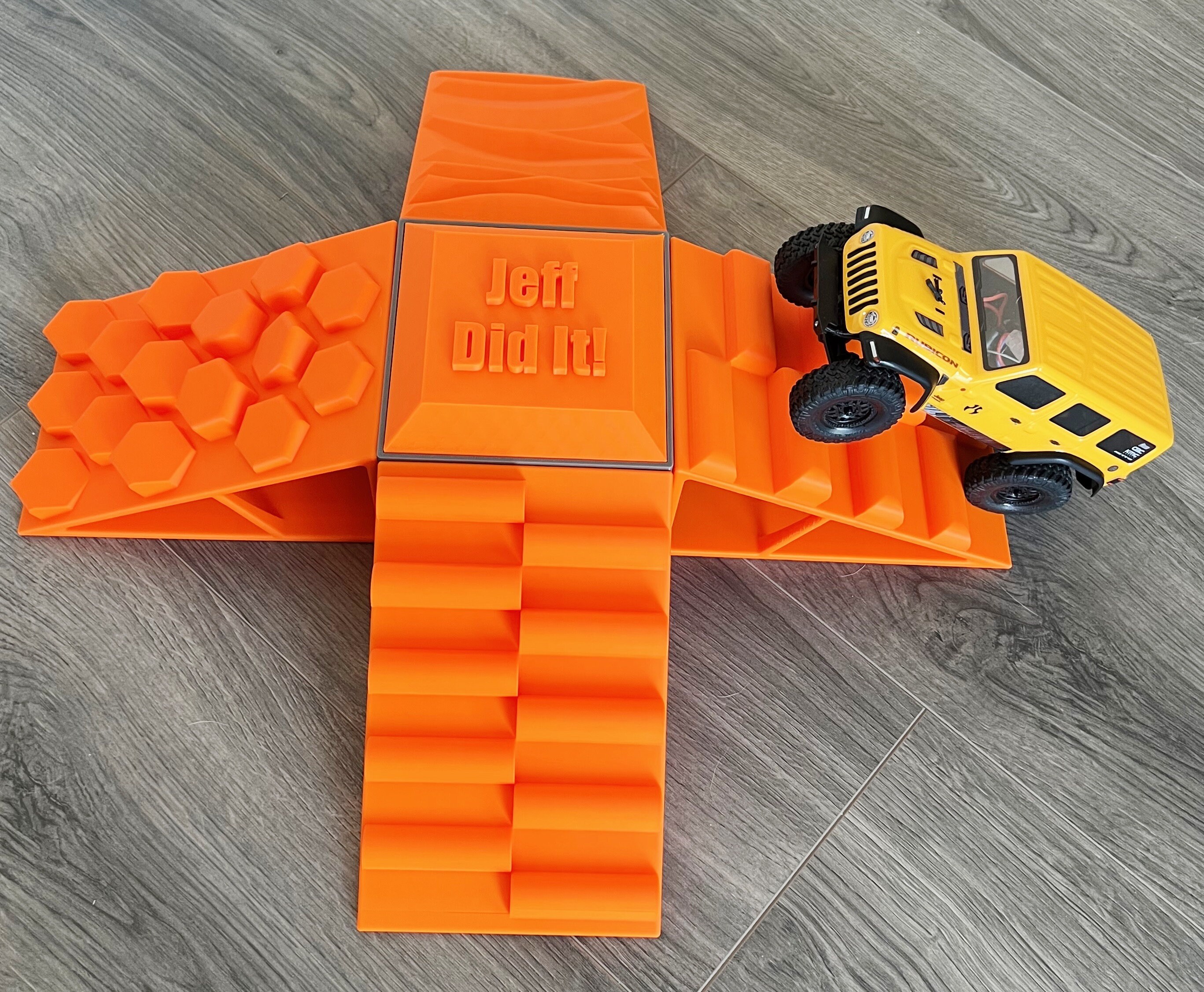 1/24th 4 Ramp Set With Center Tower - Monster Truck - Crawler Scale ...