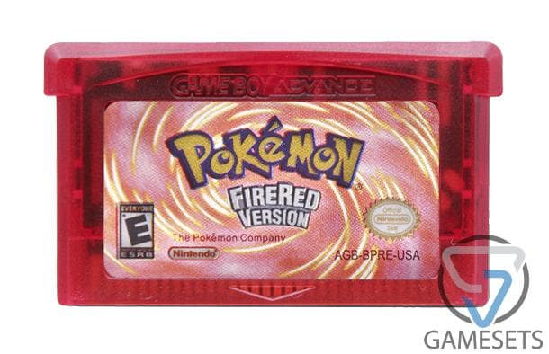 Pokemon Fire Red Cartridge Gba