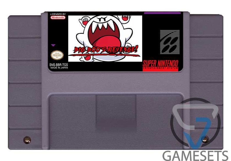 Super Mario World Big Boo's Revenge SNES Homebrew - Etsy.de