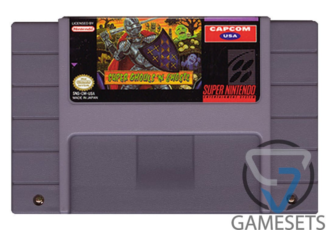 Super Ghouls 'n Ghosts SNES - Etsy