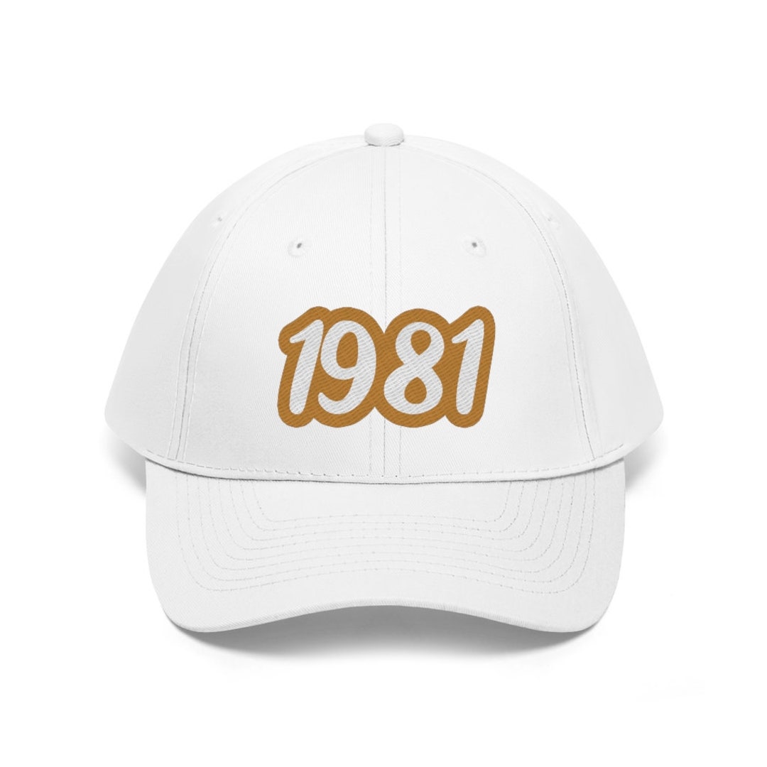 1981 Hat, Womens 1981 Hat, Mens 1981 Hat, Unisex 1981 Hat, 1981 Gift ...