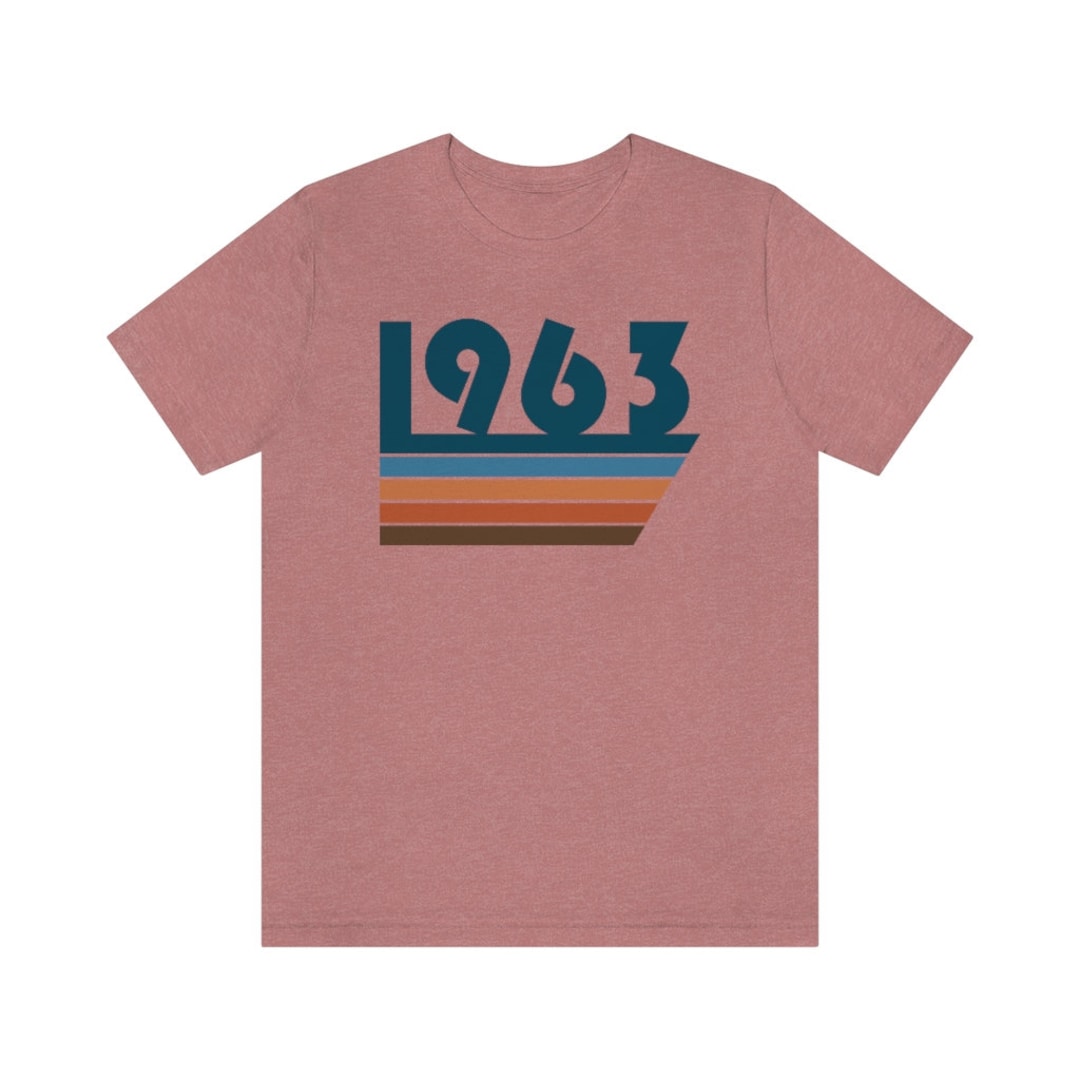 1963 Birthday T-shirt: Soft Cotton Unisex Tee - Etsy