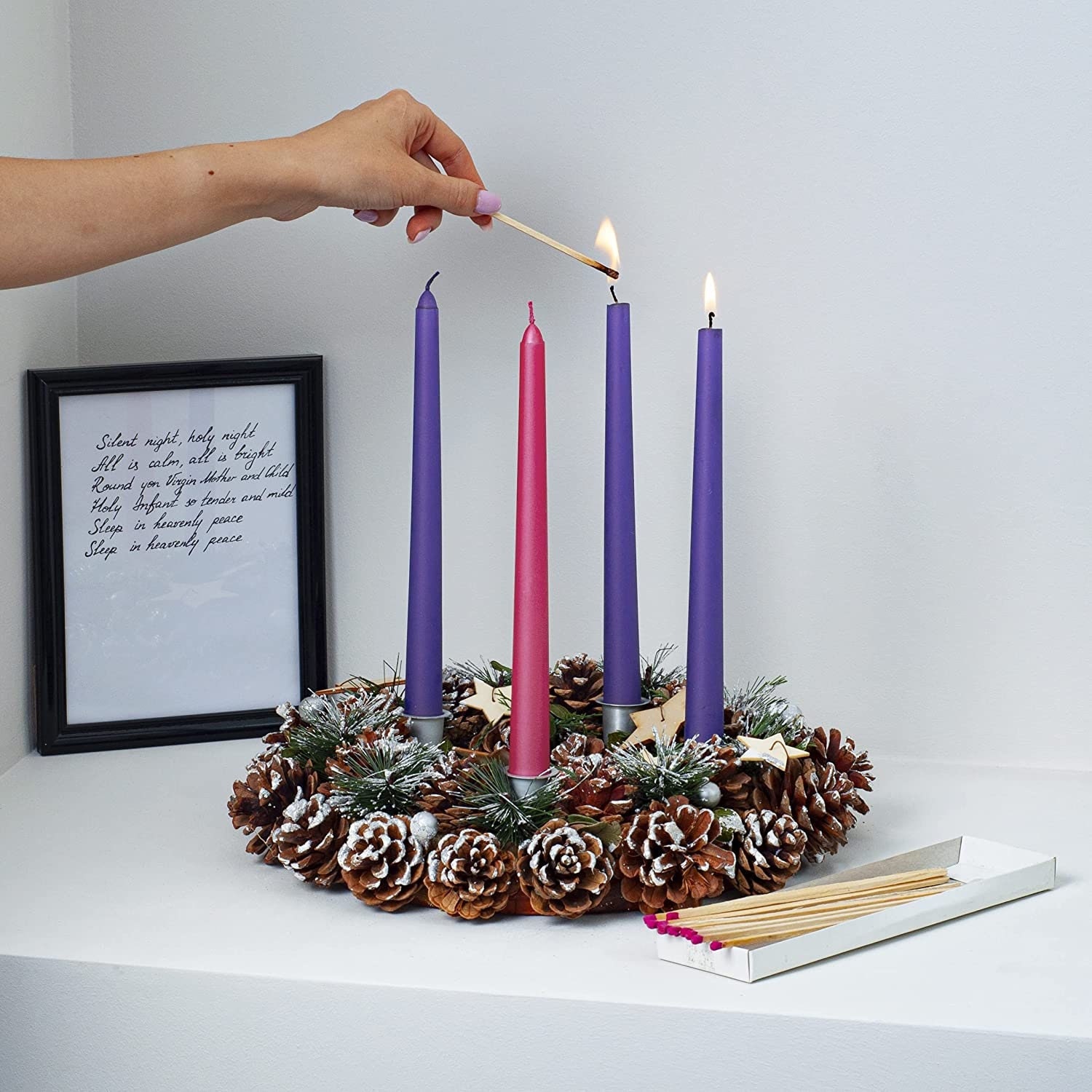 Advent Wreath Candles