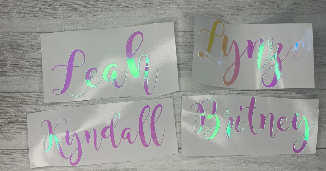Holographic Vinyl Sticker - Etsy