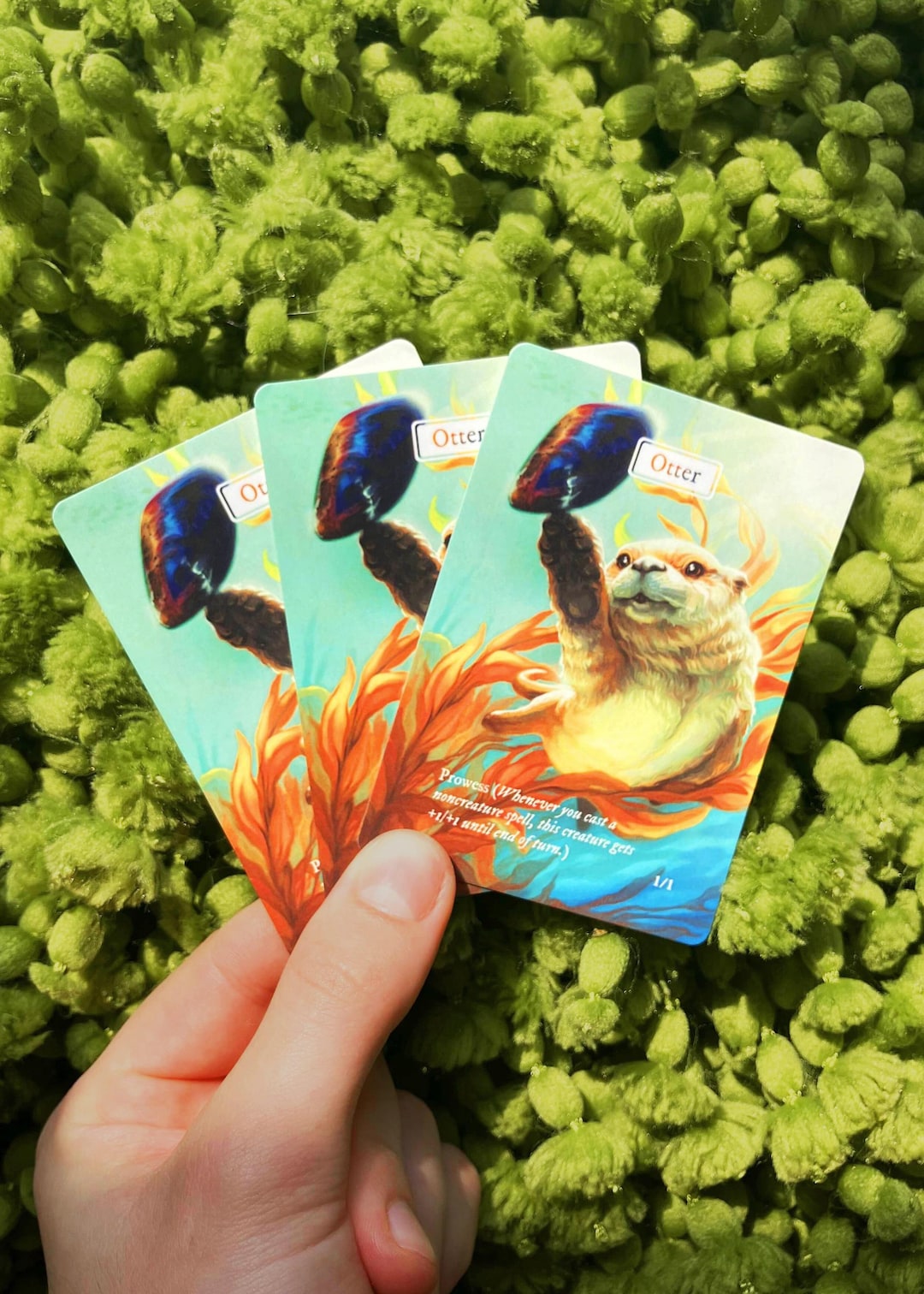 1/1 Otter Token With Prowess // Generic Otter Token (magic: the ...