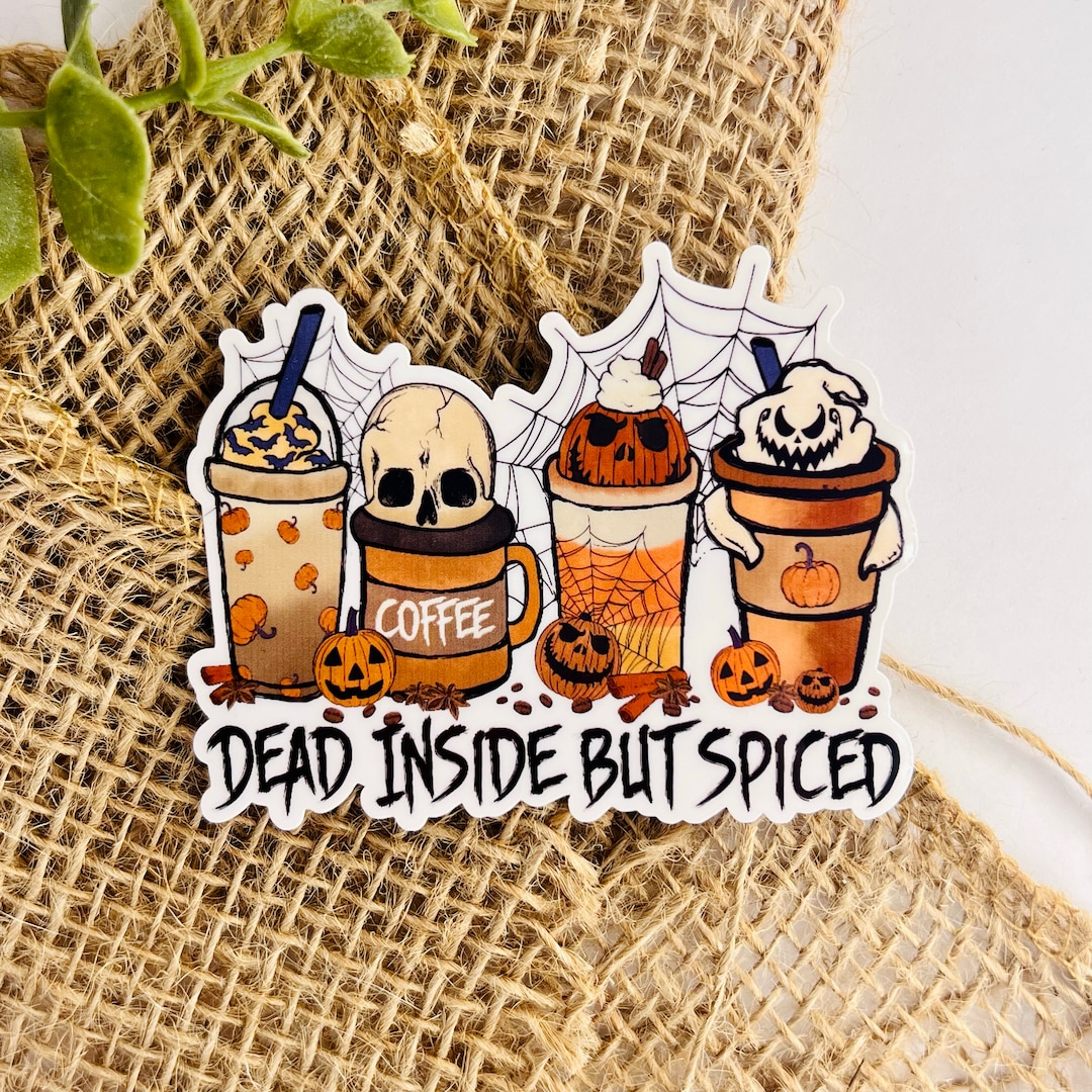 PSL Sticker, Fall Coffee Sticker, Pumpkin Spice Sticker, Halloween ...