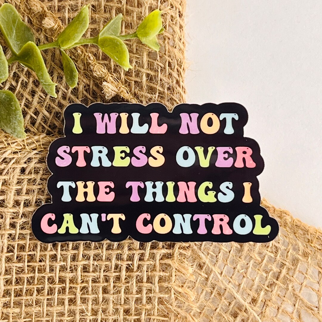 Stress Sticker Mental Health Sticker Coworker Gift Birthday - Etsy