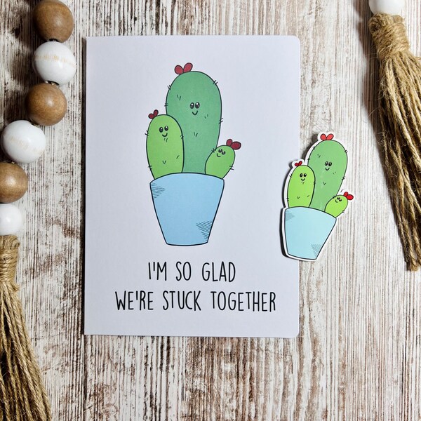 Cactus Greeting Card - Etsy