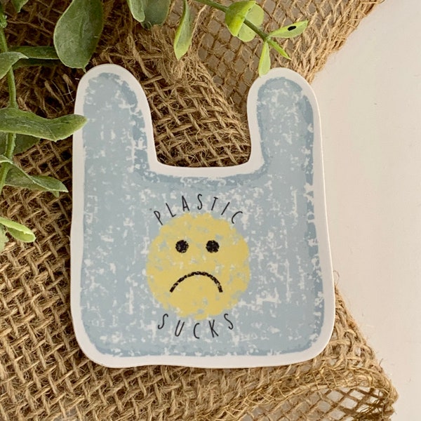 Plastic Bag Sticker - Etsy