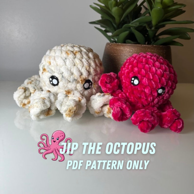 LOW-SEW Jip the Octopus Pattern PDF Beginner Pattern Perfect Gift ...