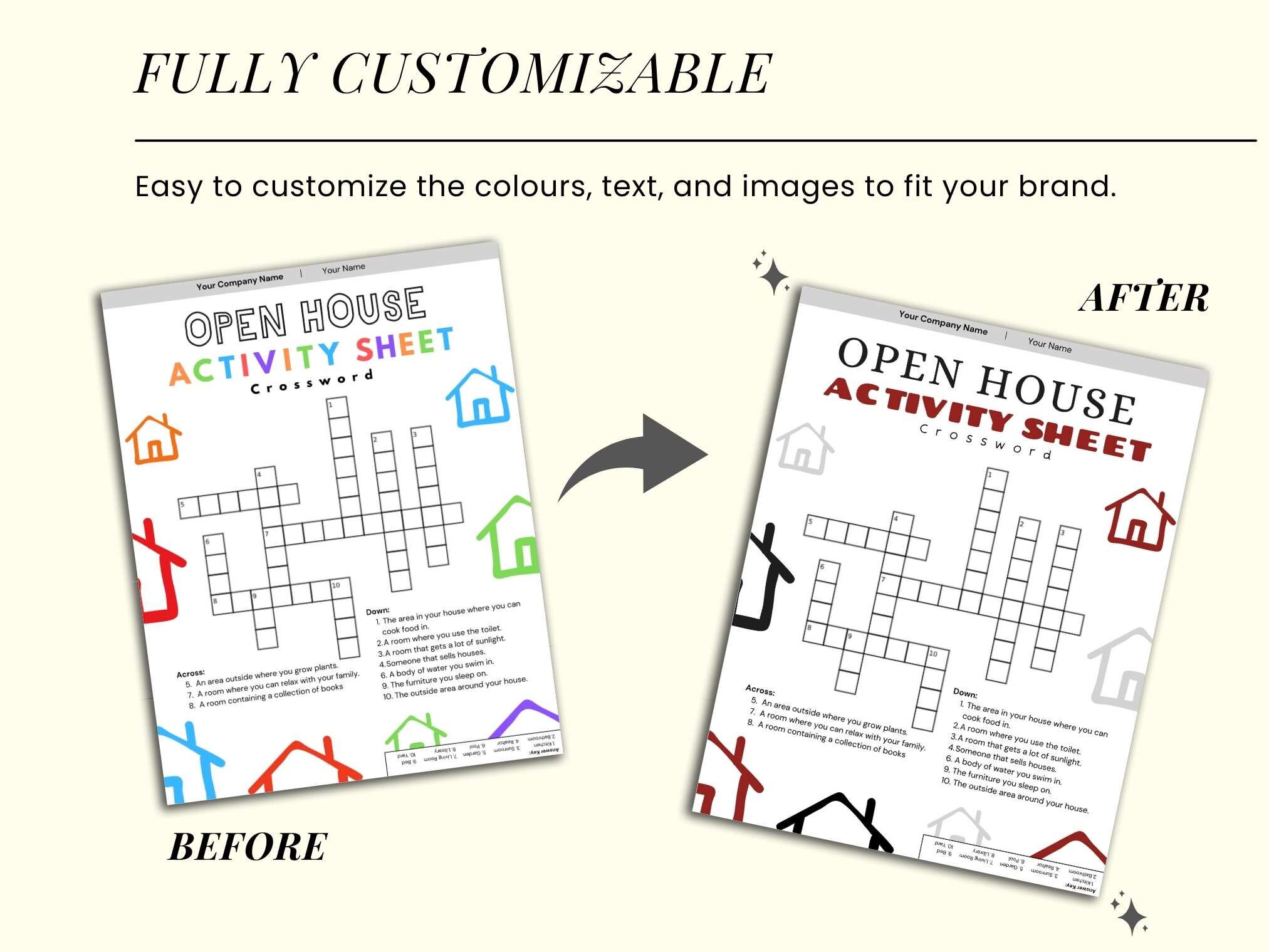 Real Estate Kids Activity Sheet | Real Estate Marketing | Open House ...