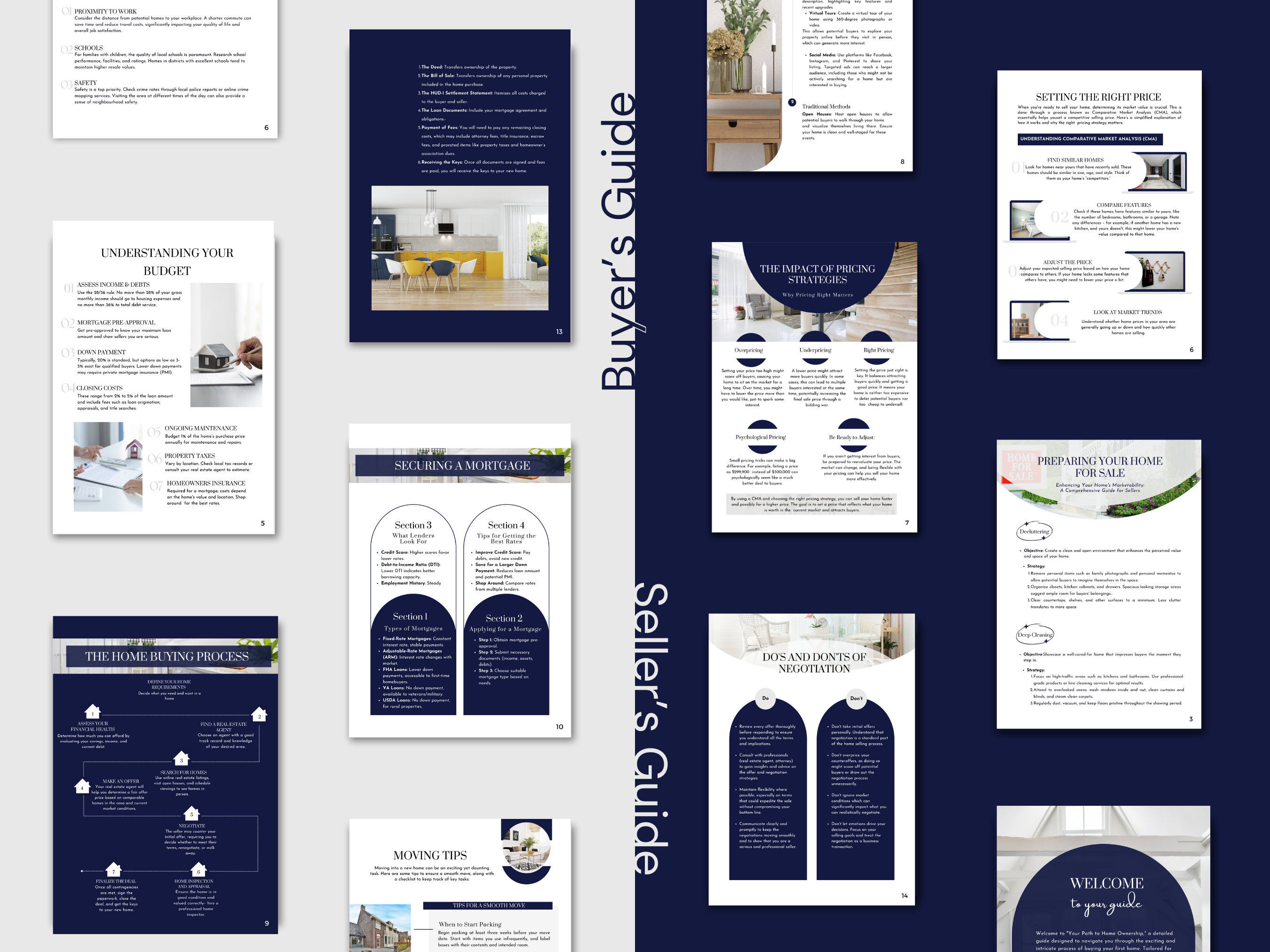 Real Estate Buyer and Seller Guide, Realtor Buyer Packet & Seller ...