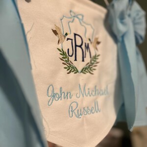 Custom Baby Banner Mallard Duck Crest Welcome Banner, Hospital Door or ...