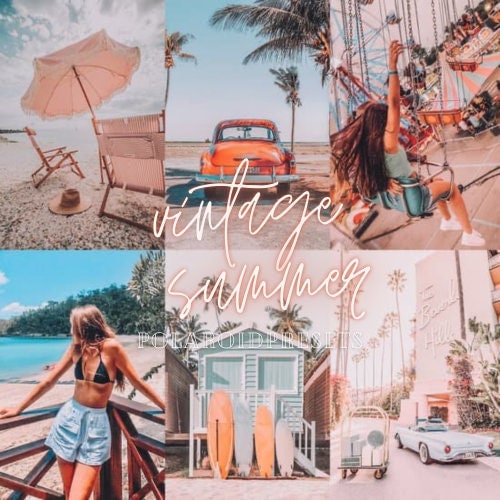 VINTAGE SUMMER Mobile Lightroom Preset | Instagram Filter | Bright ...