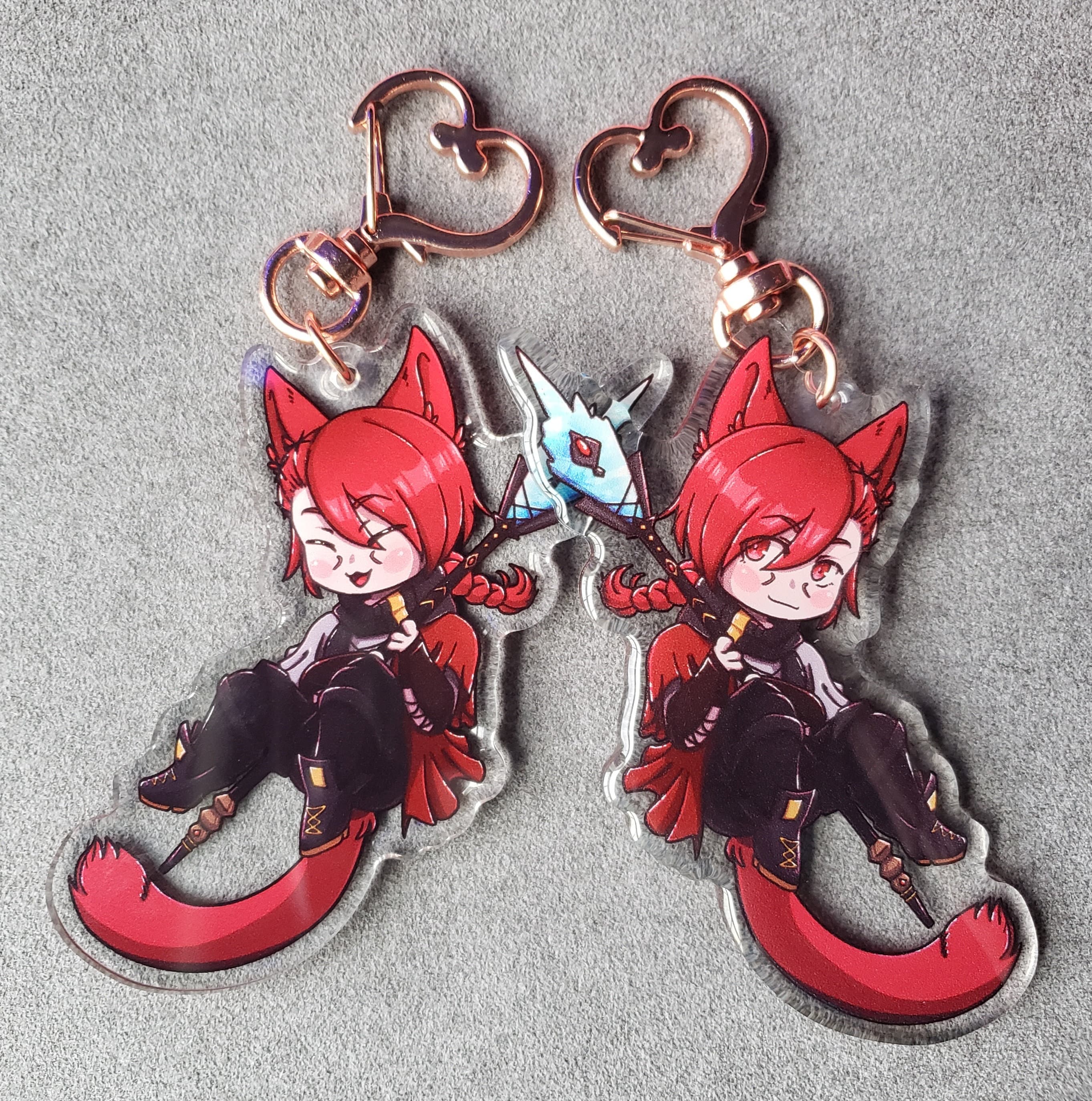 Final Fantasy XIV G'raha Tia and Wol Charm - Etsy